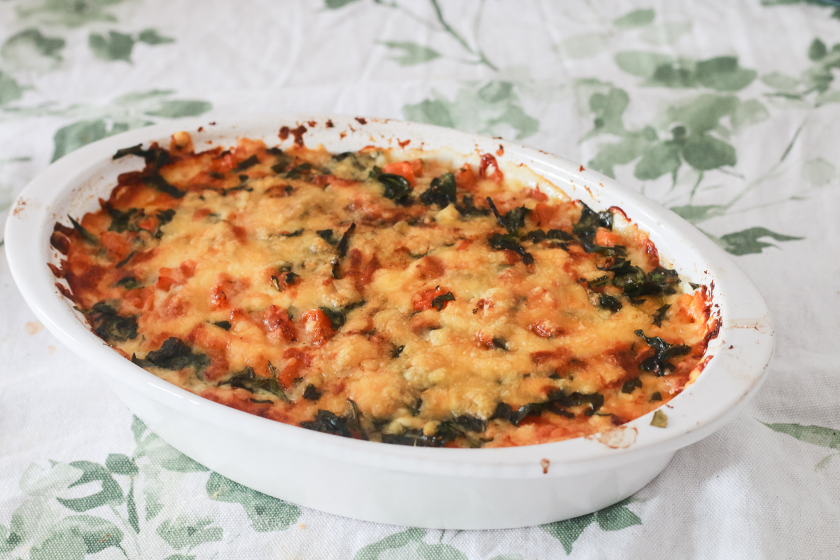 Easy Cheesy Sweet Potato Bake